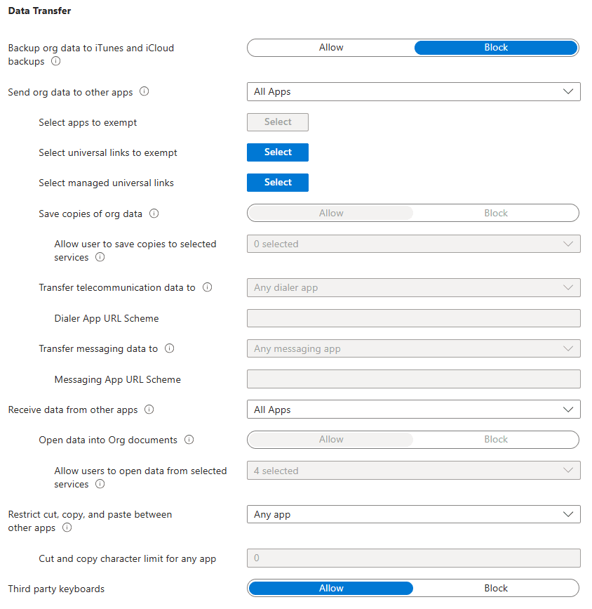 Guide to Intune App Protection Policies: Part 3 – Data Protection ...