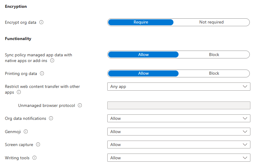 Guide to Intune App Protection Policies: Part 3 – Data Protection ...
