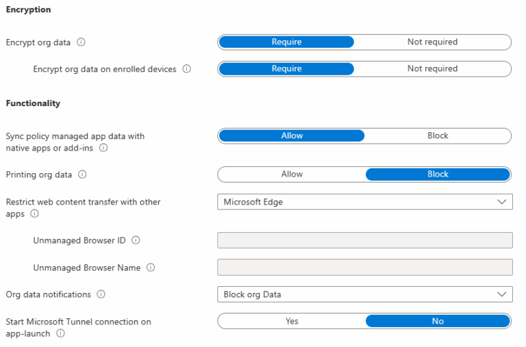 Guide to Intune App Protection Policies: Part 3 – Data Protection ...