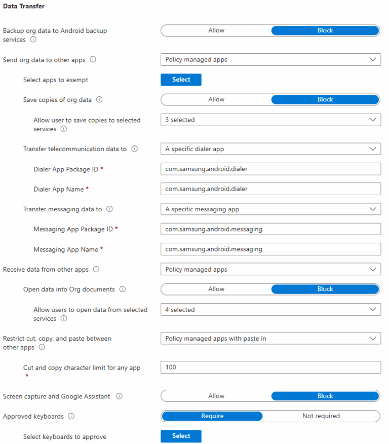 Guide to Intune App Protection Policies: Part 3 – Data Protection ...