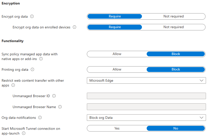 Guide to Intune App Protection Policies: Part 3 – Data Protection ...